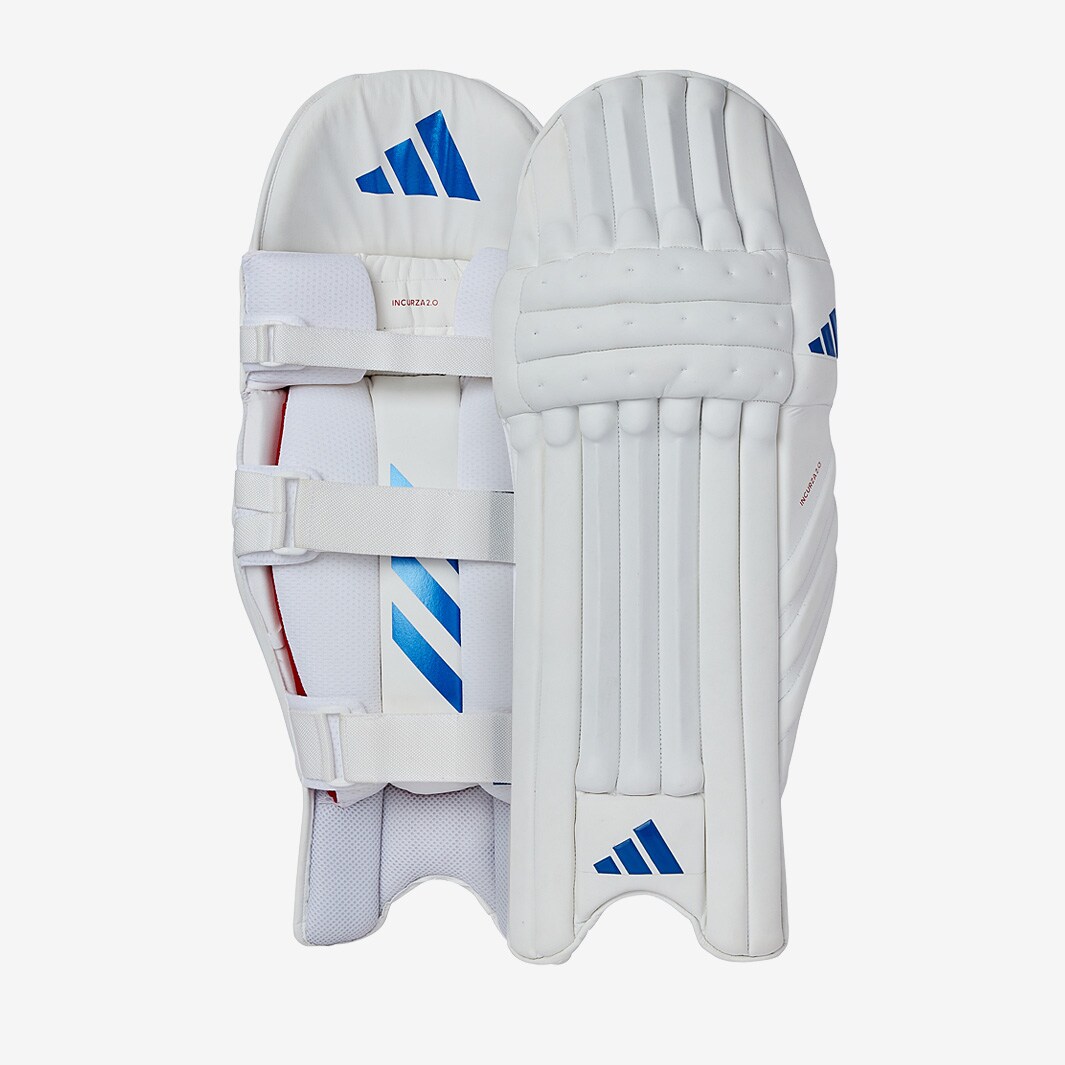 adidas Incurza 2.0 LH Batting Pads - White/Red/Blue - Batting Equipment ...