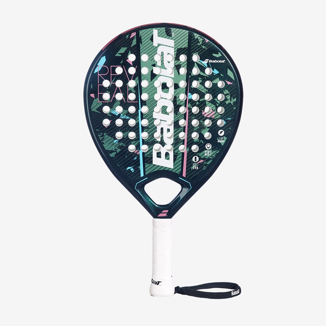 Babolat Womens Reveal Padel Racket - Green/Pink - Adult Padel Rackets ...