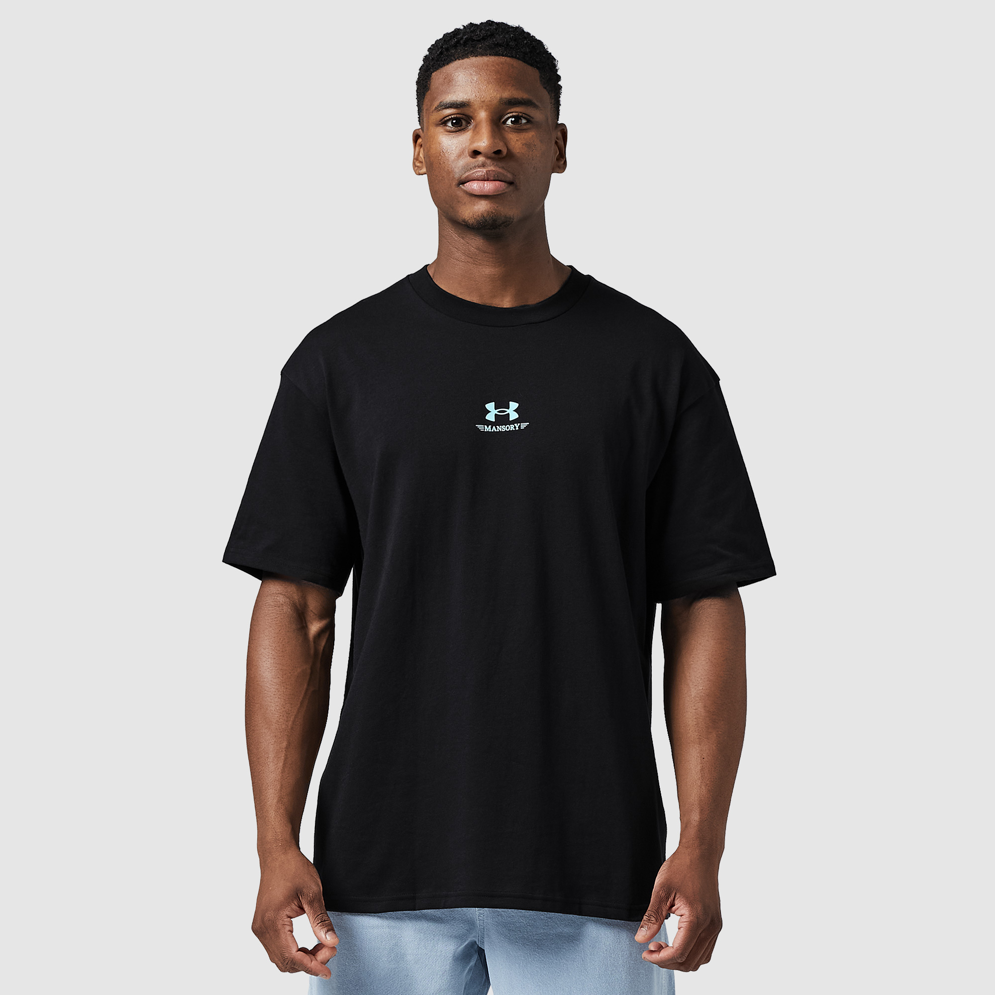 Under Armour x Mansory Heavy Weight Cotton CC SS - Black/Tropical Tide ...