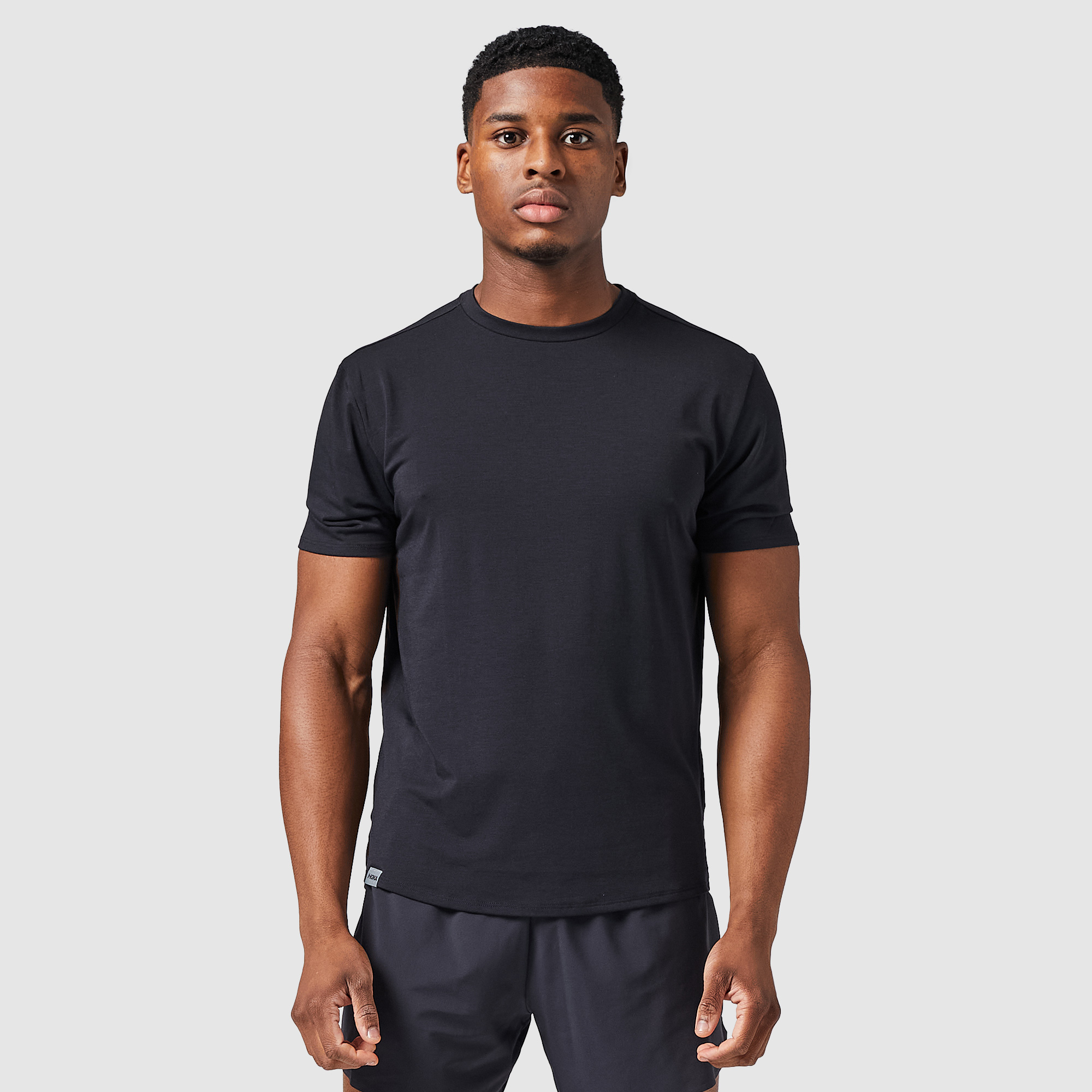 Hoka Essential T-Shirt - Black - Mens Clothing | Pro:Direct Running