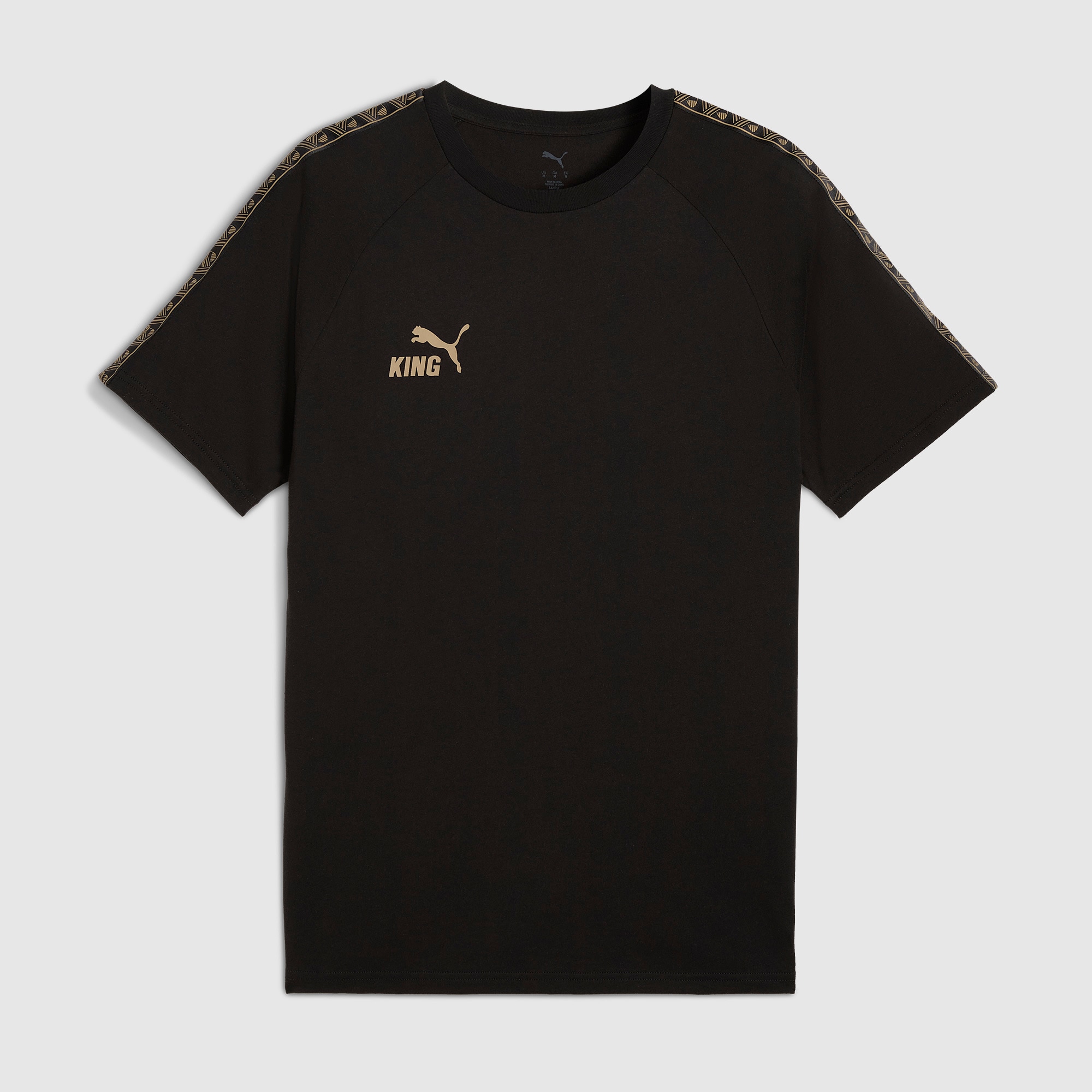 Puma King Tee - Puma Black/Puma Gold - Mens Clothing