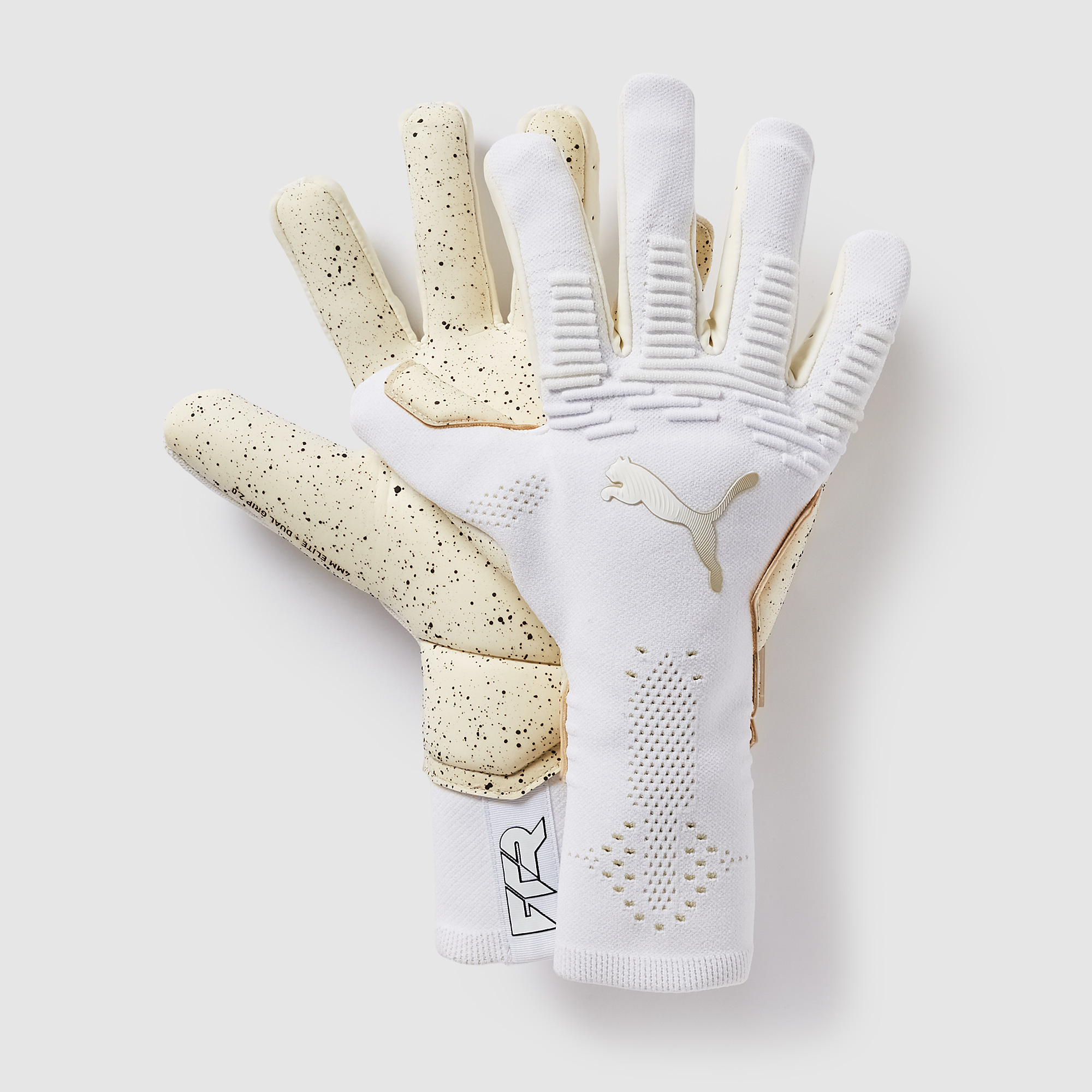Puma Future Ultimate Negative Cut GK Gloves - Puma White/Puma Gold ...