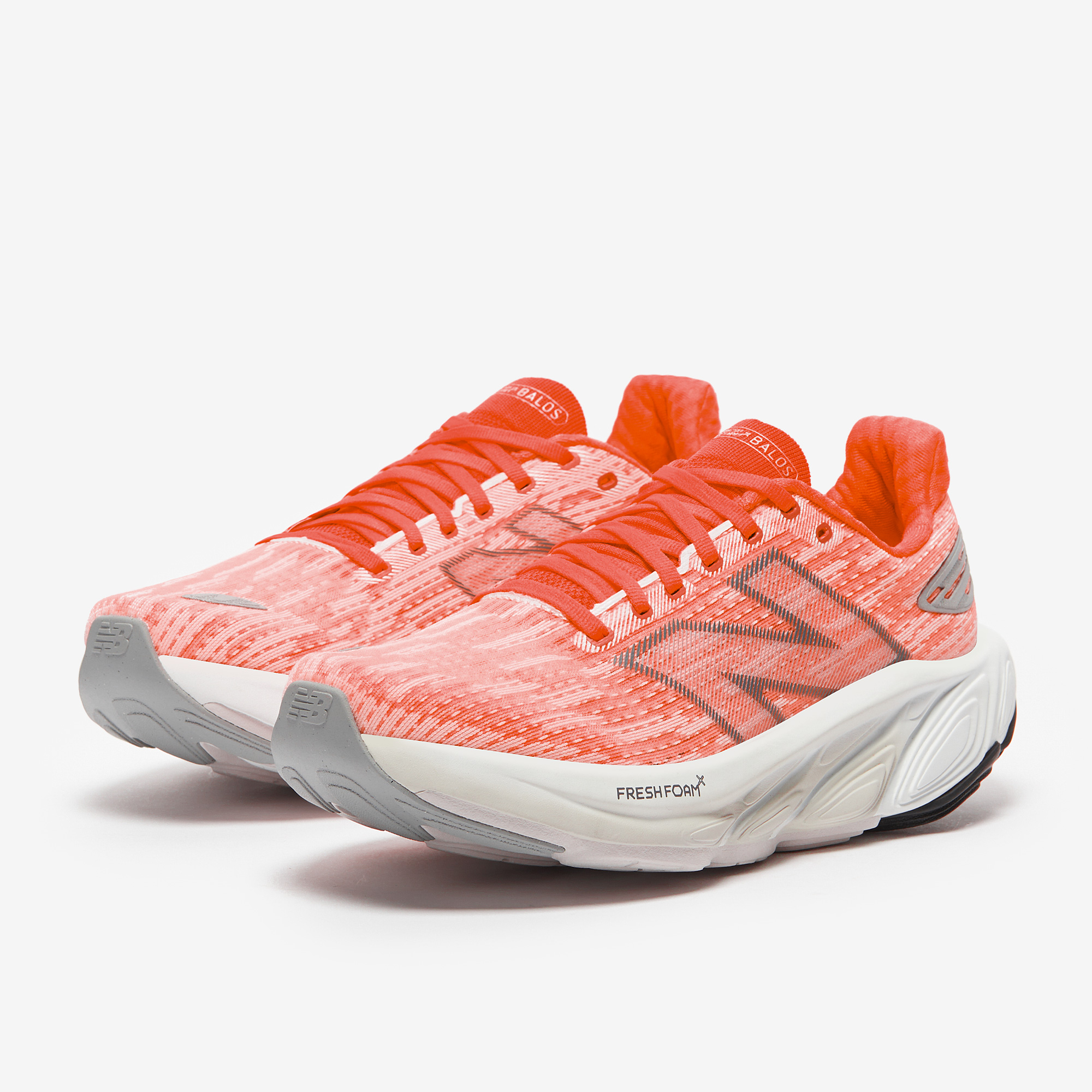 New Balance Fresh Foam X Balos - Urgent Red/Grey Matter/Silver Metallic ...