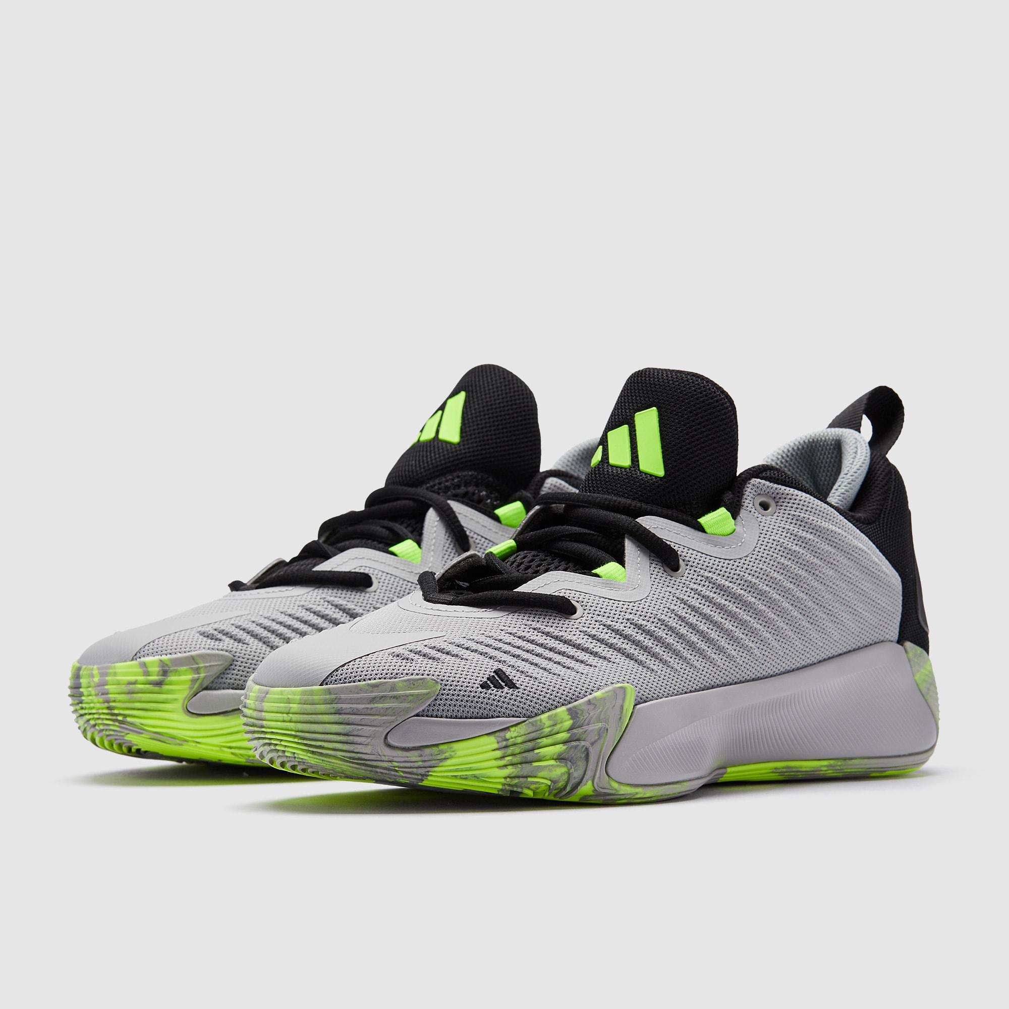 adidas Initiation - Grey/Core Black/Lucid Lemon - Trainers - Mens Shoes ...