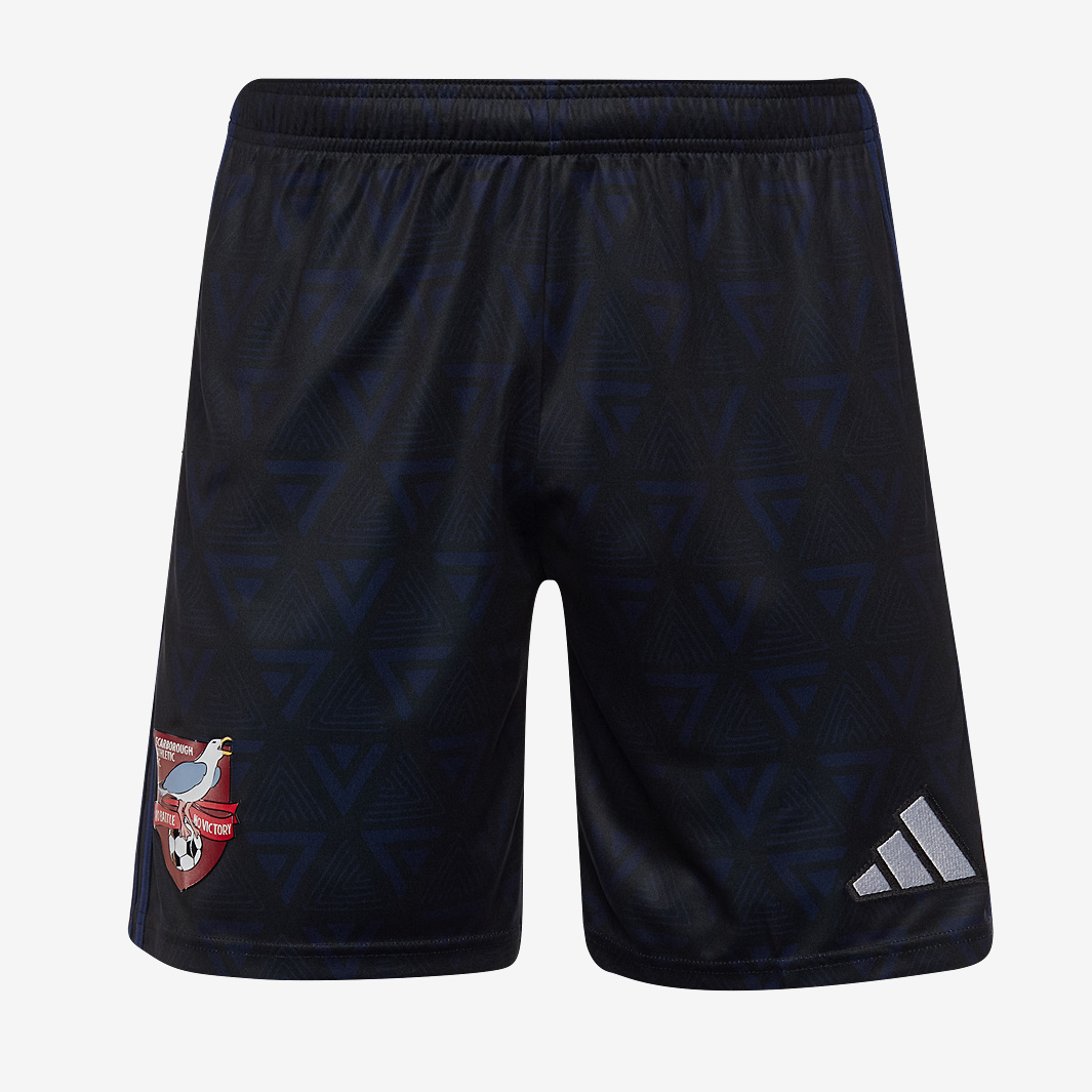 adidas Scarborough Athletic 25/26 GK Home Shorts - Black/Navy/White ...