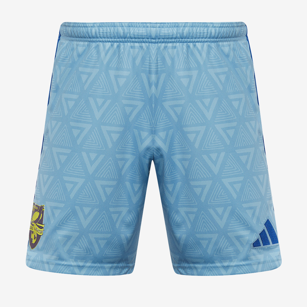 adidas Scarborough Athletic 25/26 GK Away Shorts - Team Light Blue ...
