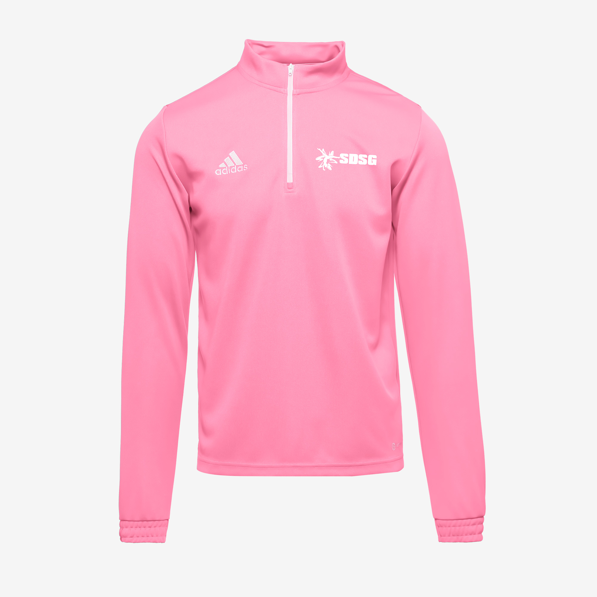 SDSG - adidas Entrada 22 1/4 Zip Training Top - Semi Pink Glow ...