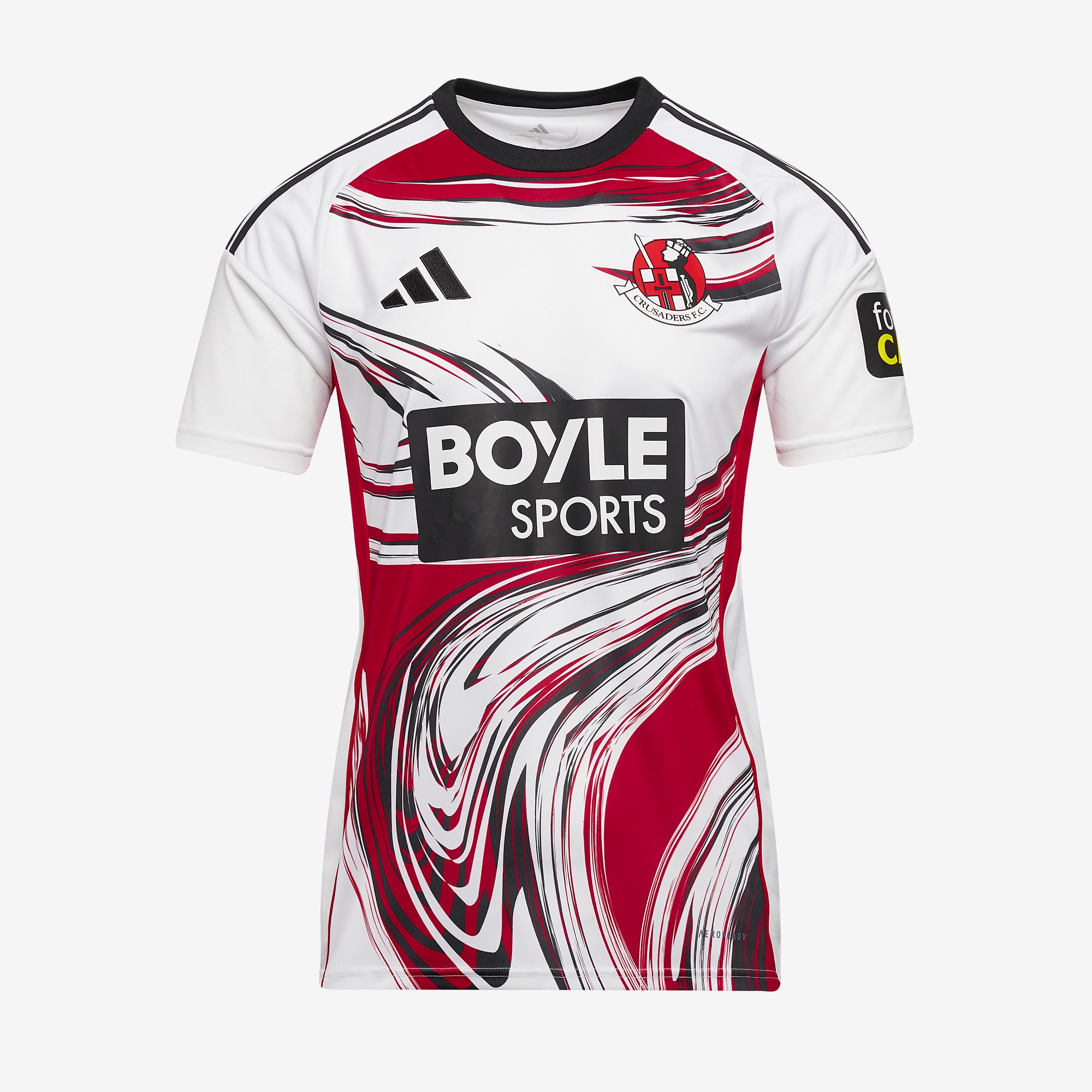 adidas Crusaders 25/26 SS Away Shirt - White/Team Power Red 2/Black ...
