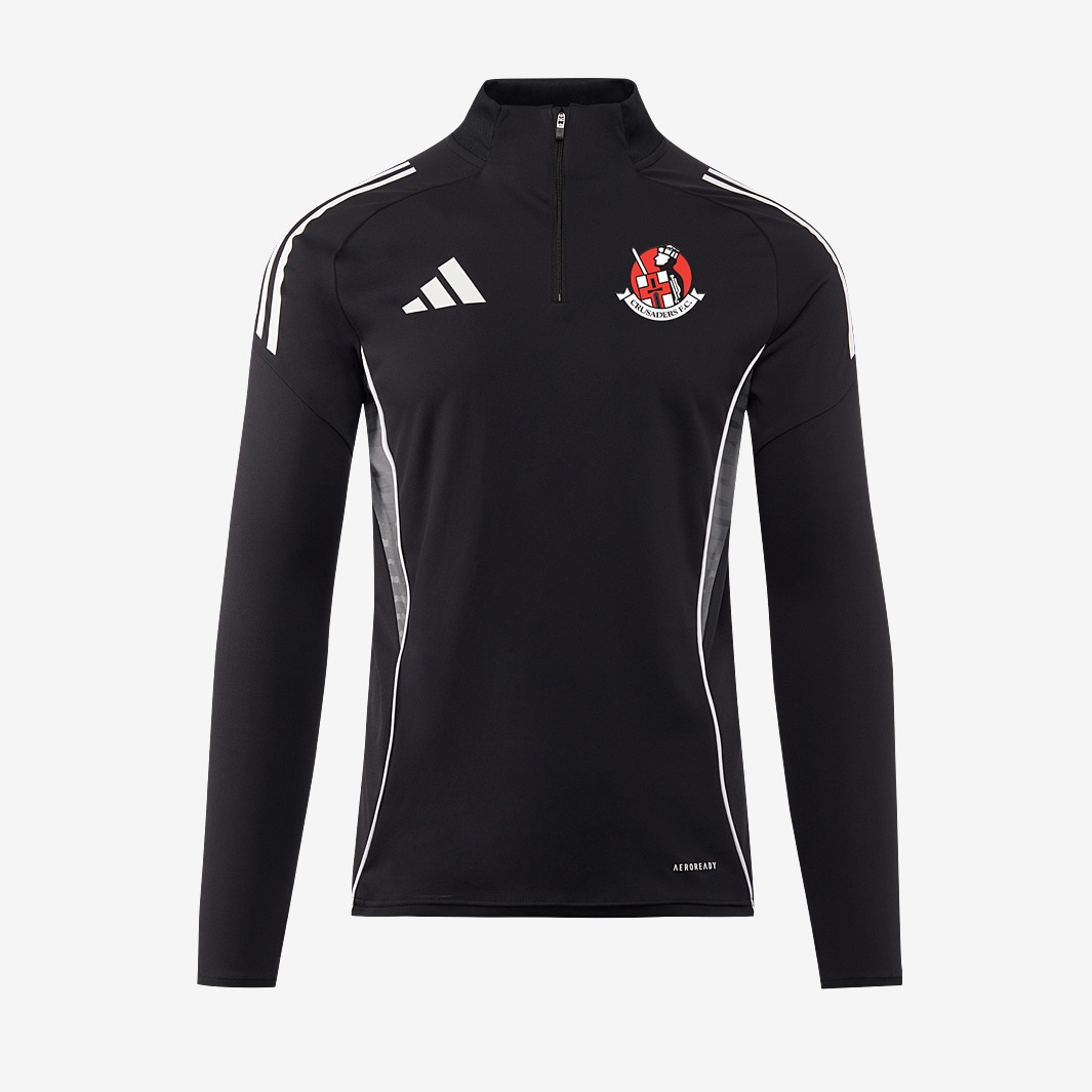 adidas Crusaders 25/26 1/4 Zip Training Top - Black/Team Grey Four ...