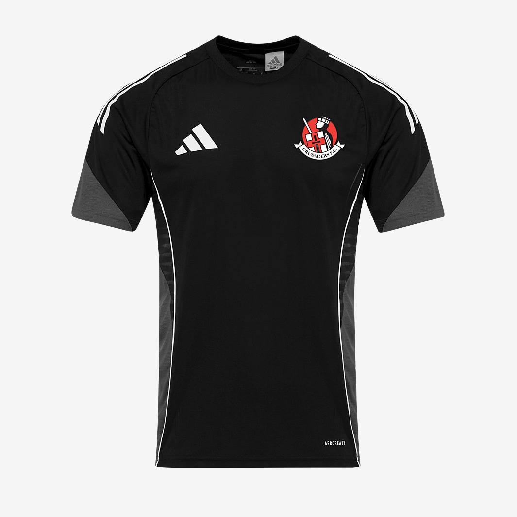 adidas Crusaders 25/26 SS Training Shirt - Black/Team Grey Four ...