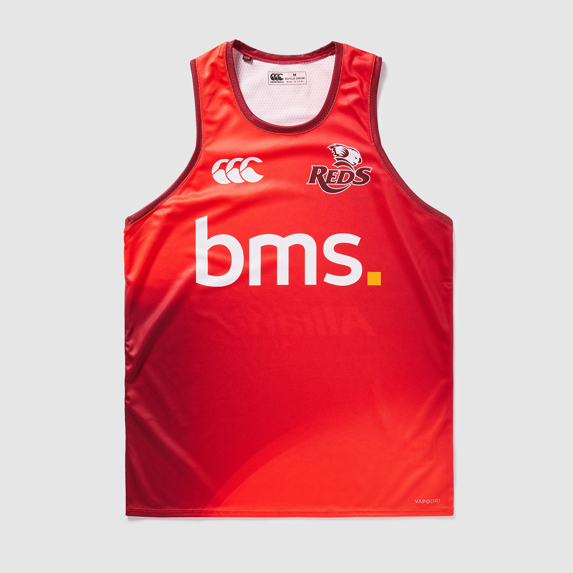 Canterbury Queensland Reds 2026 Training Singlet - Maroon - Mens ...
