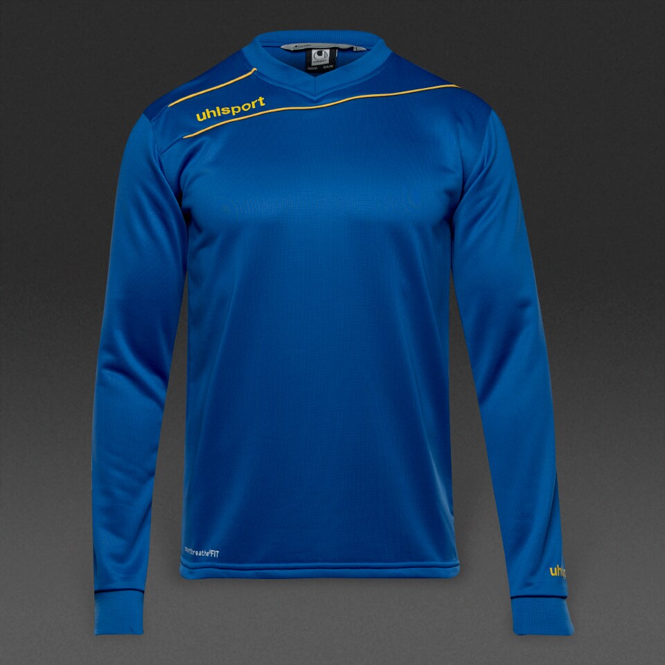 Uhlsport Stream 3 Training Top - Mens Football Teamwear - Azure Blue ...