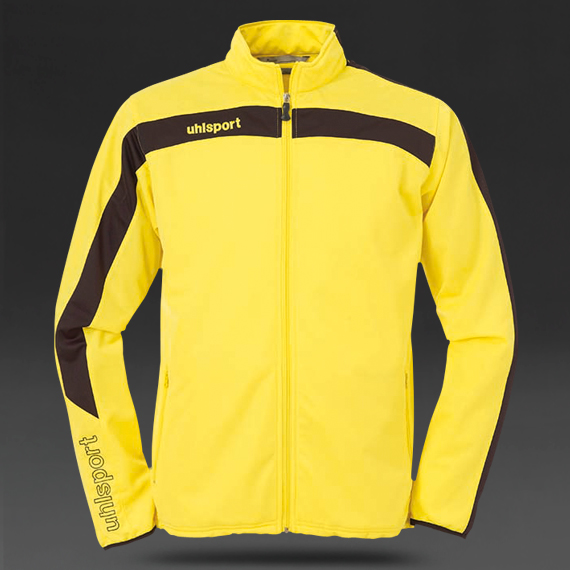 Uhlsport Liga Classic Tracksuit Jacket - Mens Football Teamwear - Lime ...