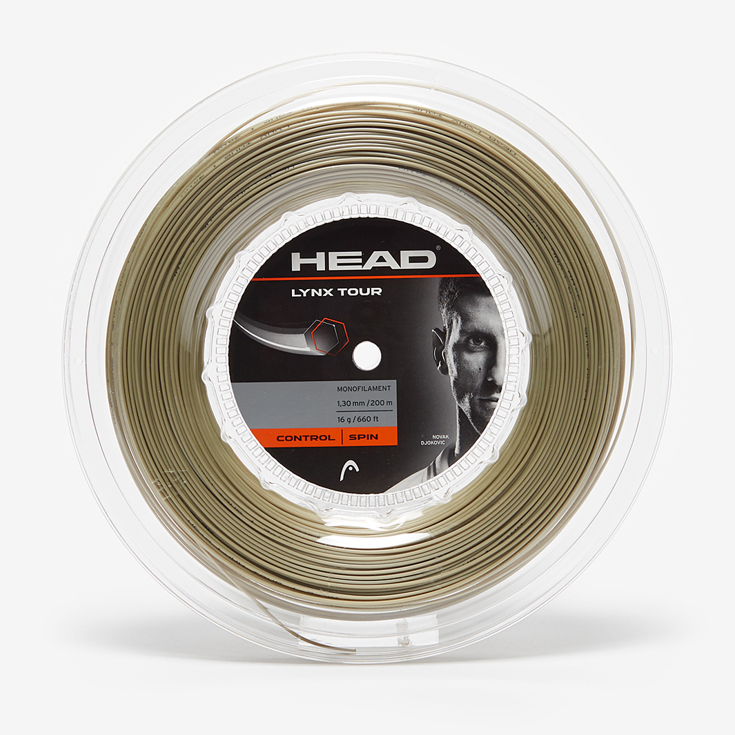 HEAD Lynx Tour 200m Tennis String Reel - Champagne - String | Pro ...