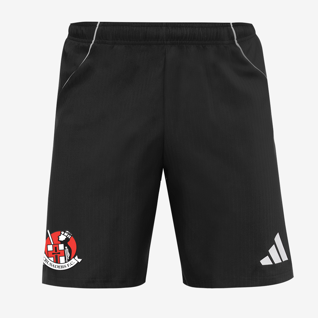 adidas Crusaders Academy 25/26 Home Shorts - Black/Team Light Grey ...