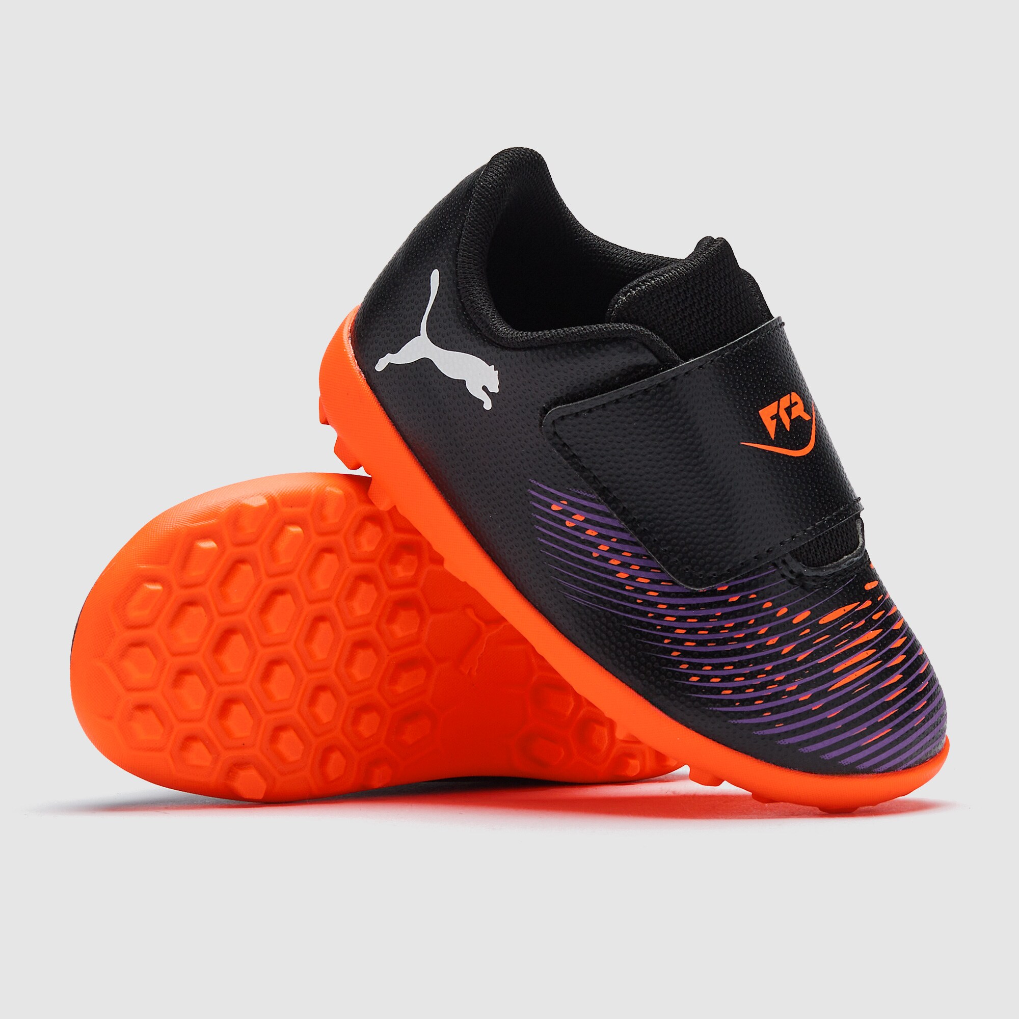 Puma Future 8 Play Velcro Turf - Puma Black/Puma White/Glowing Red ...