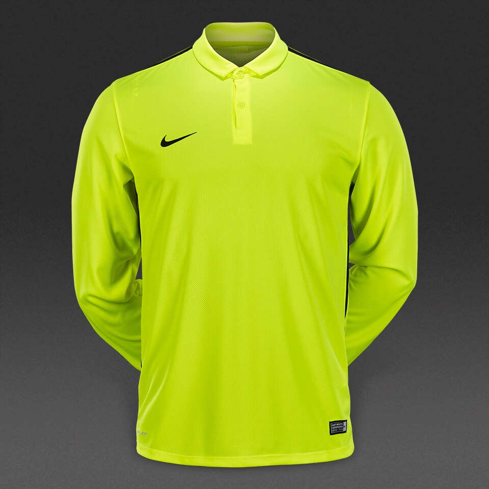 Nike Youth LS Challenge Jersey - Junior Football Teamwear - Volt/Black
