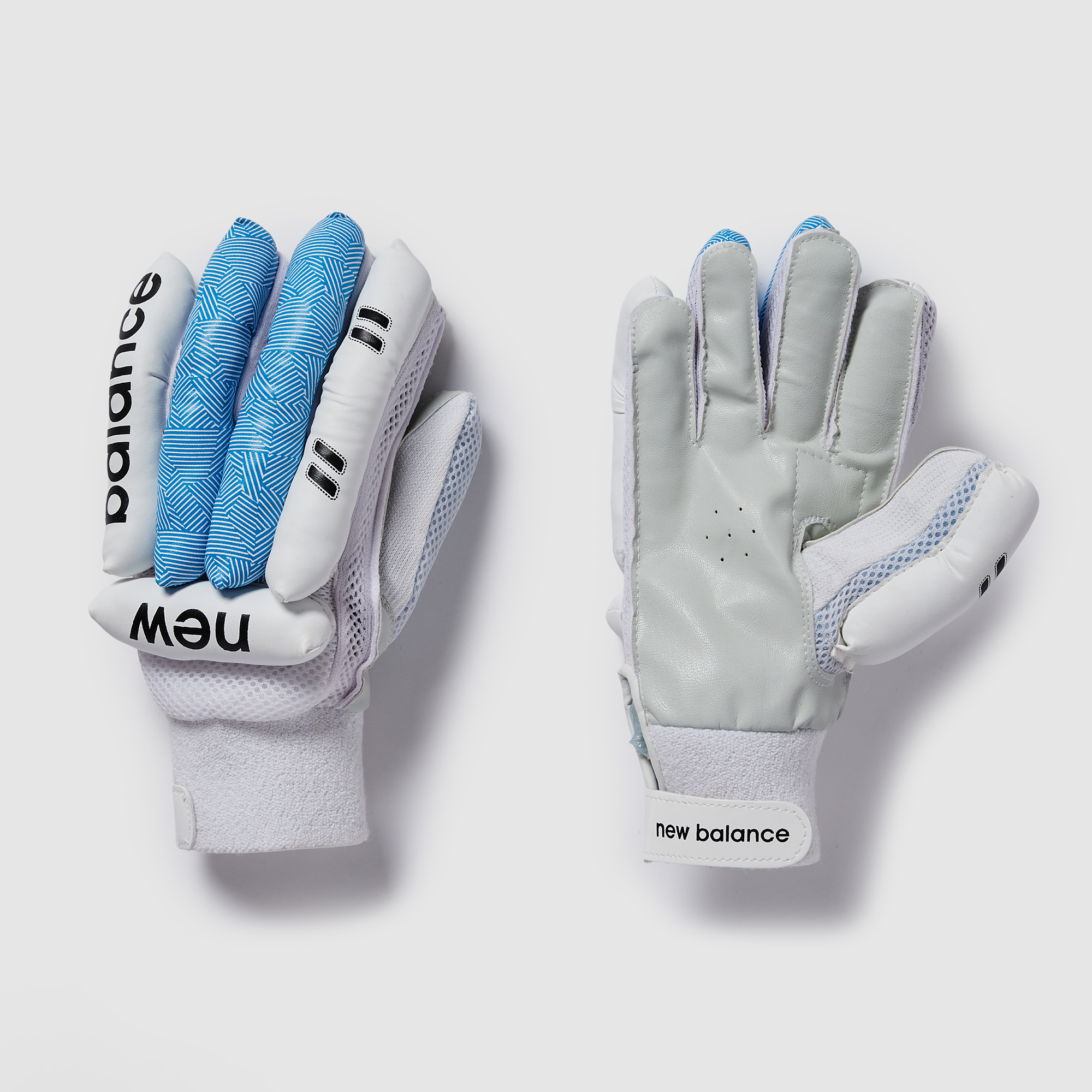 New Balance TC 200 RH Batting Gloves - White/Blue - Batting Equipment ...