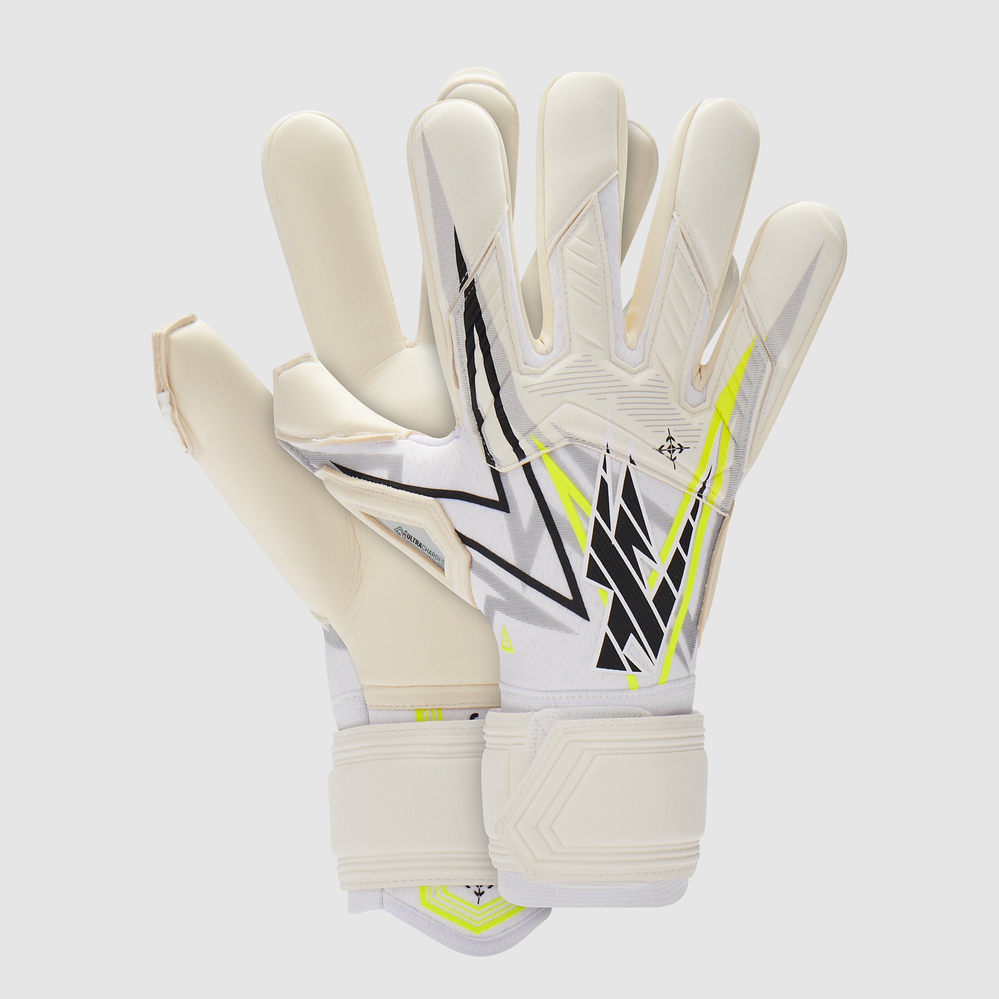 Kaliaaer Nitro Pro Negative GK Gloves - Highlighter Yellow/Black/White ...