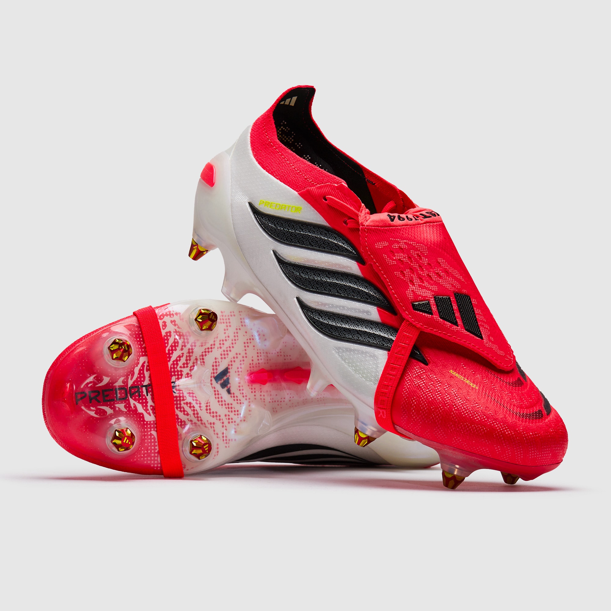 adidas Predator Elite Tongue SG - Rouge Lucide/Noir/Blanc Ftwr ...