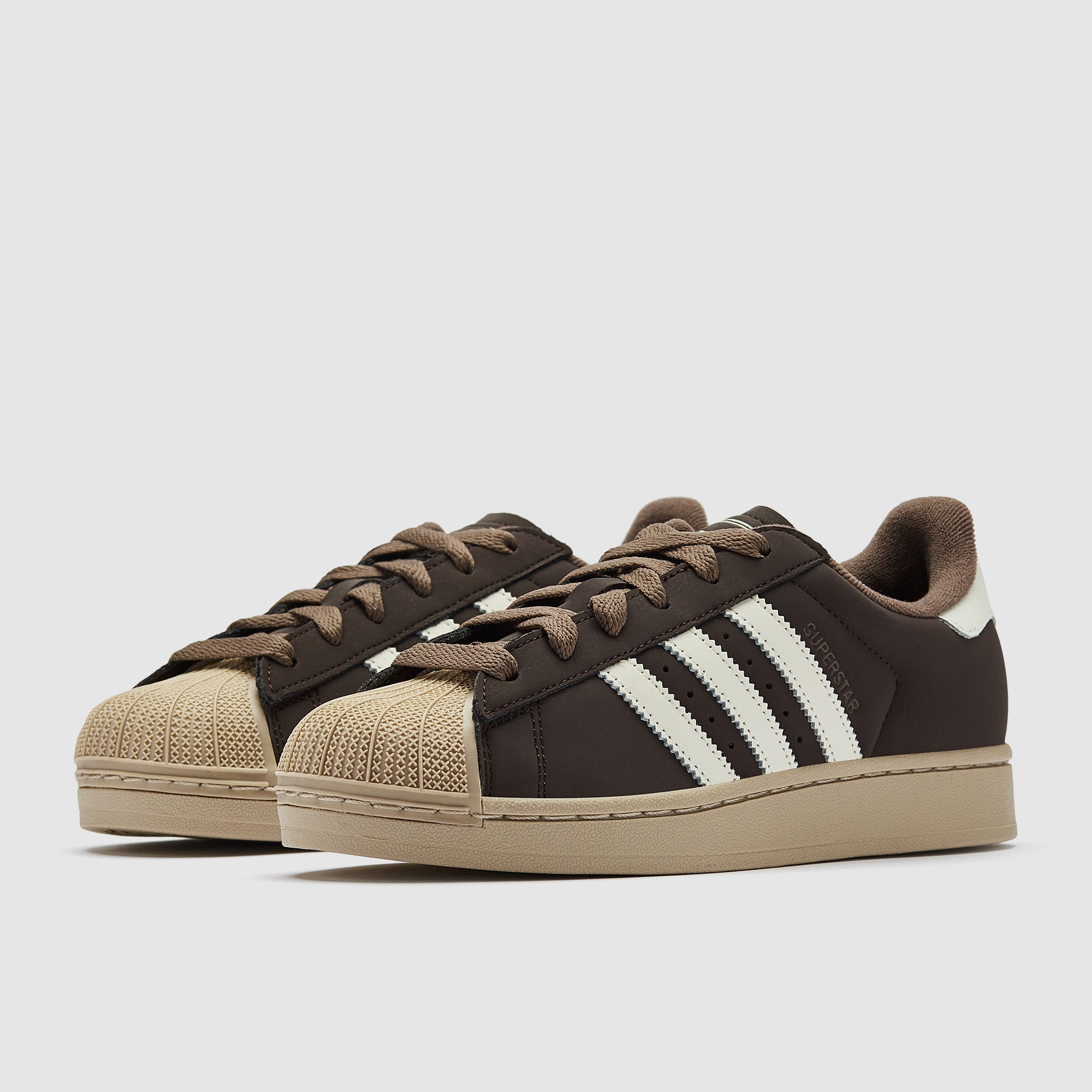 adidas OriginalsSuperstar II para niños (GS) - Aurora Coffee/Blanco Off ...