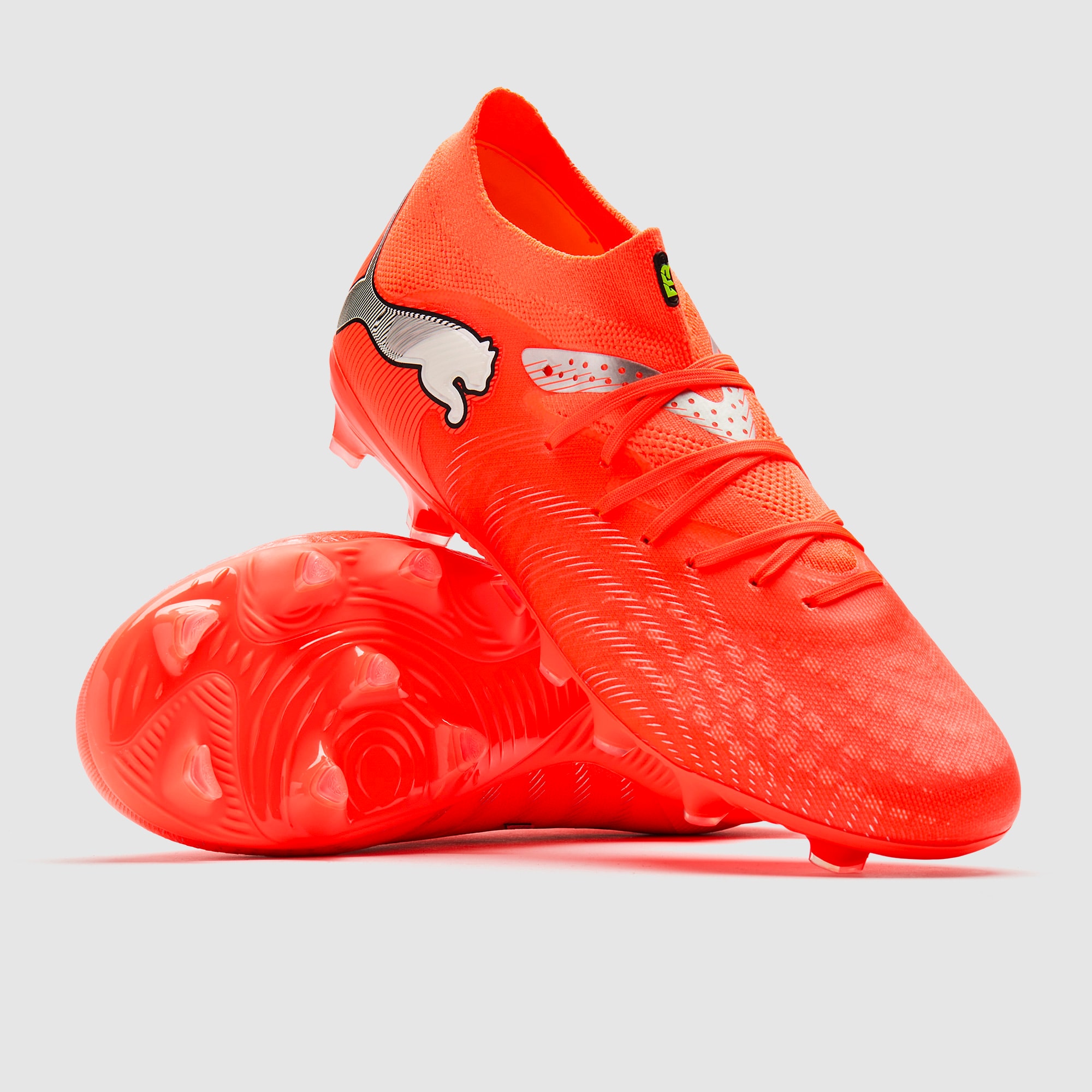Puma Kids Future 9 Pro Firm Ground - Puma Red/Puma White/Glowing Red ...