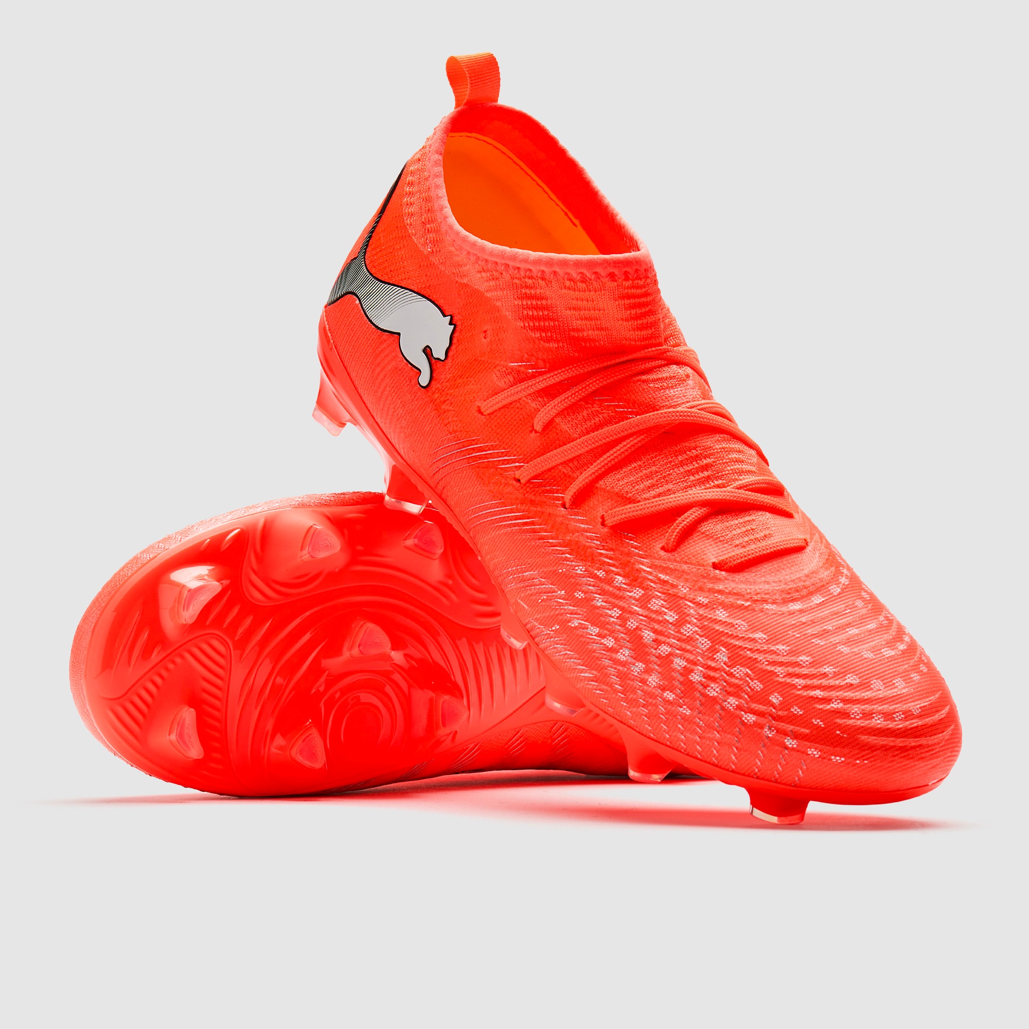 Puma Kids Future 9 Match Firm Ground - Puma Red/Puma White/Glowing Red ...