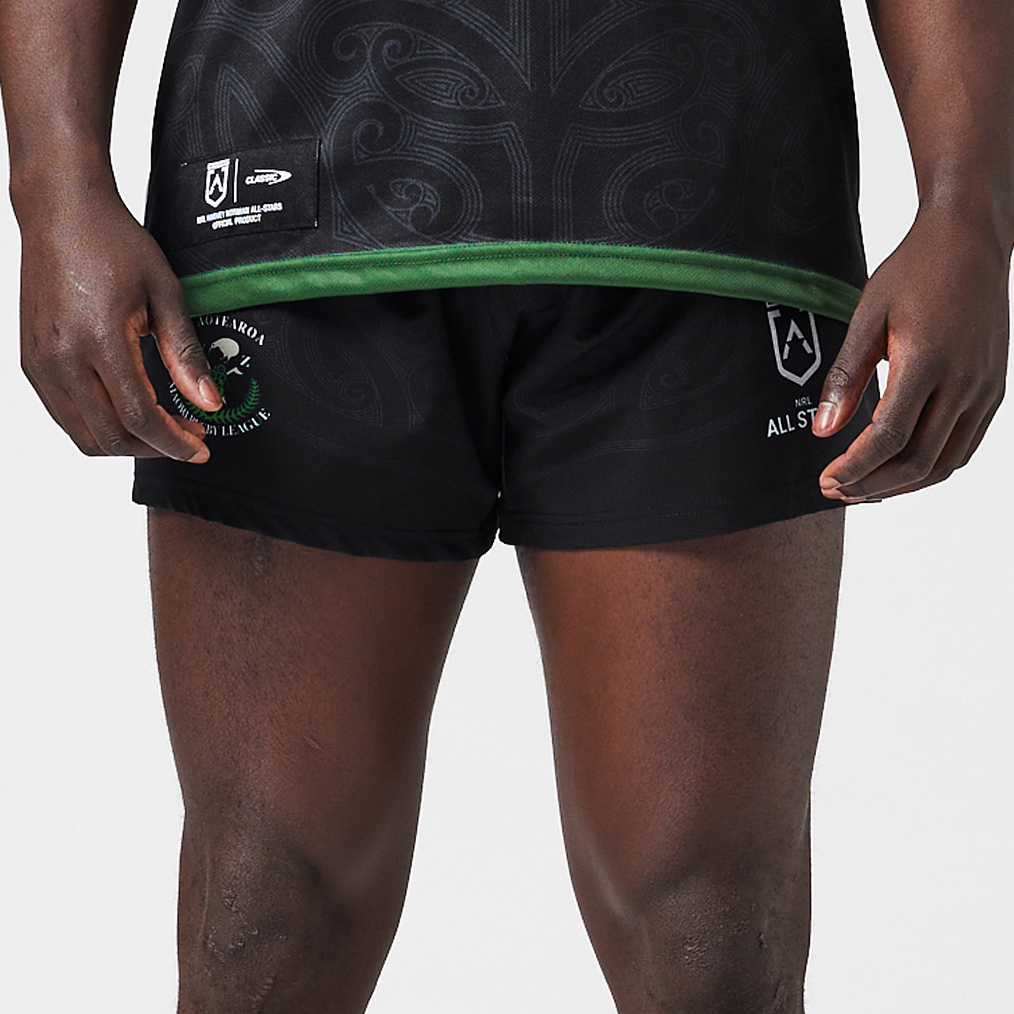 Classic Maori All Stars 2026 Home Short - Black - Mens Replica | Pro ...