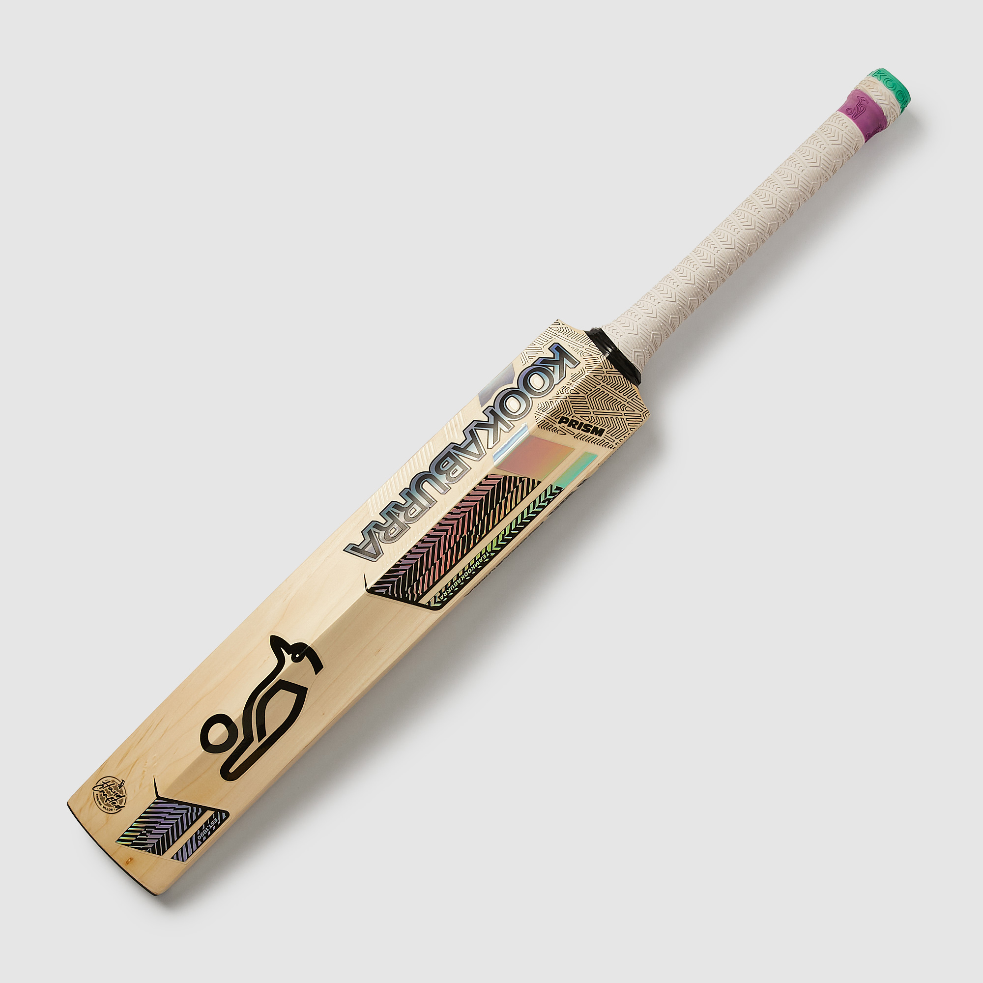 Kookaburra Prism 6.5 Force Cricket Bat - Silver/Purple/Teal - Cricket ...