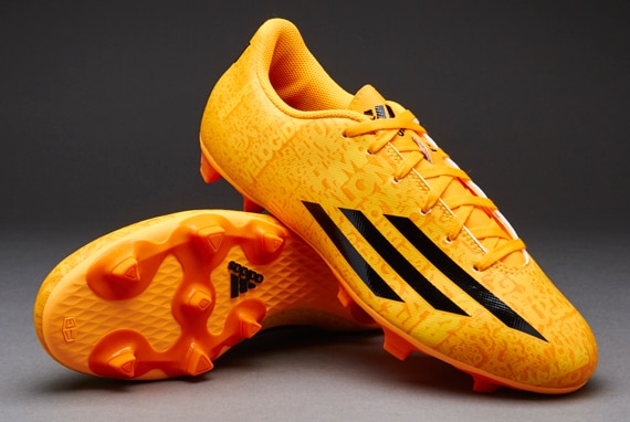 adidas F5 FG (Messi) - Mens Boots - Firm Ground - Solid Gold/Core/Black ...