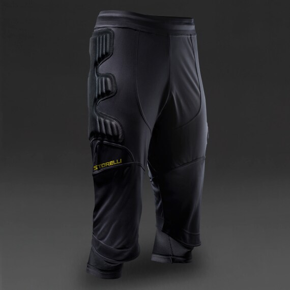 Storelli ExoShield 3/4 GK Pants - Mens Goalkeeping Apparel - Black