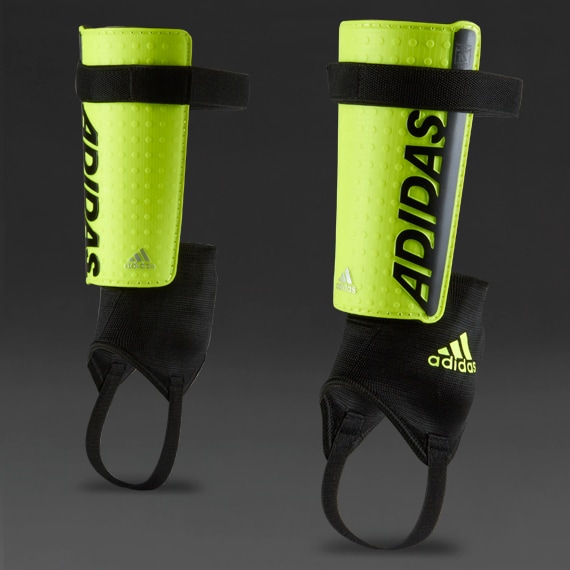 adidas Club Shinpads - Soccer Shin Guards - Solar Yellow/Black