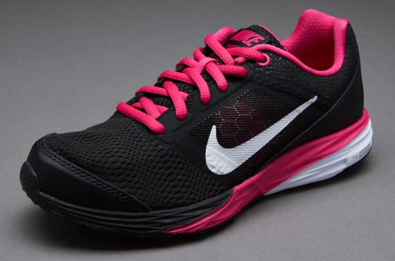 Nike Girls Tri Fusion Run (GS) - Girls Shoes - Black / Metallic Silver ...