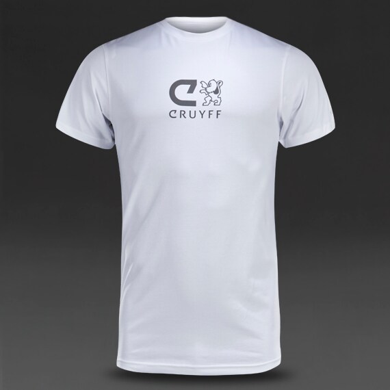 Cruyff Luis Tee - Mens Clothing - White | Pro:Direct Soccer