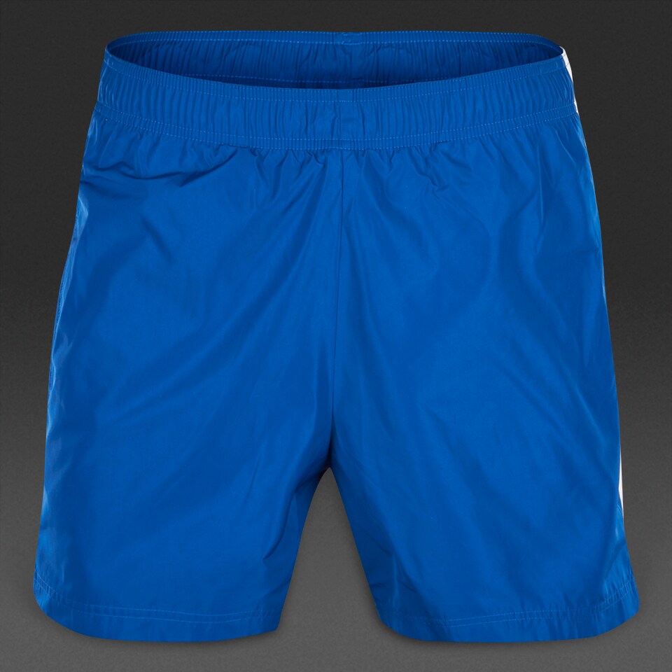 adidas Originals Linear FB Shorts - Mens Clothing - Blue
