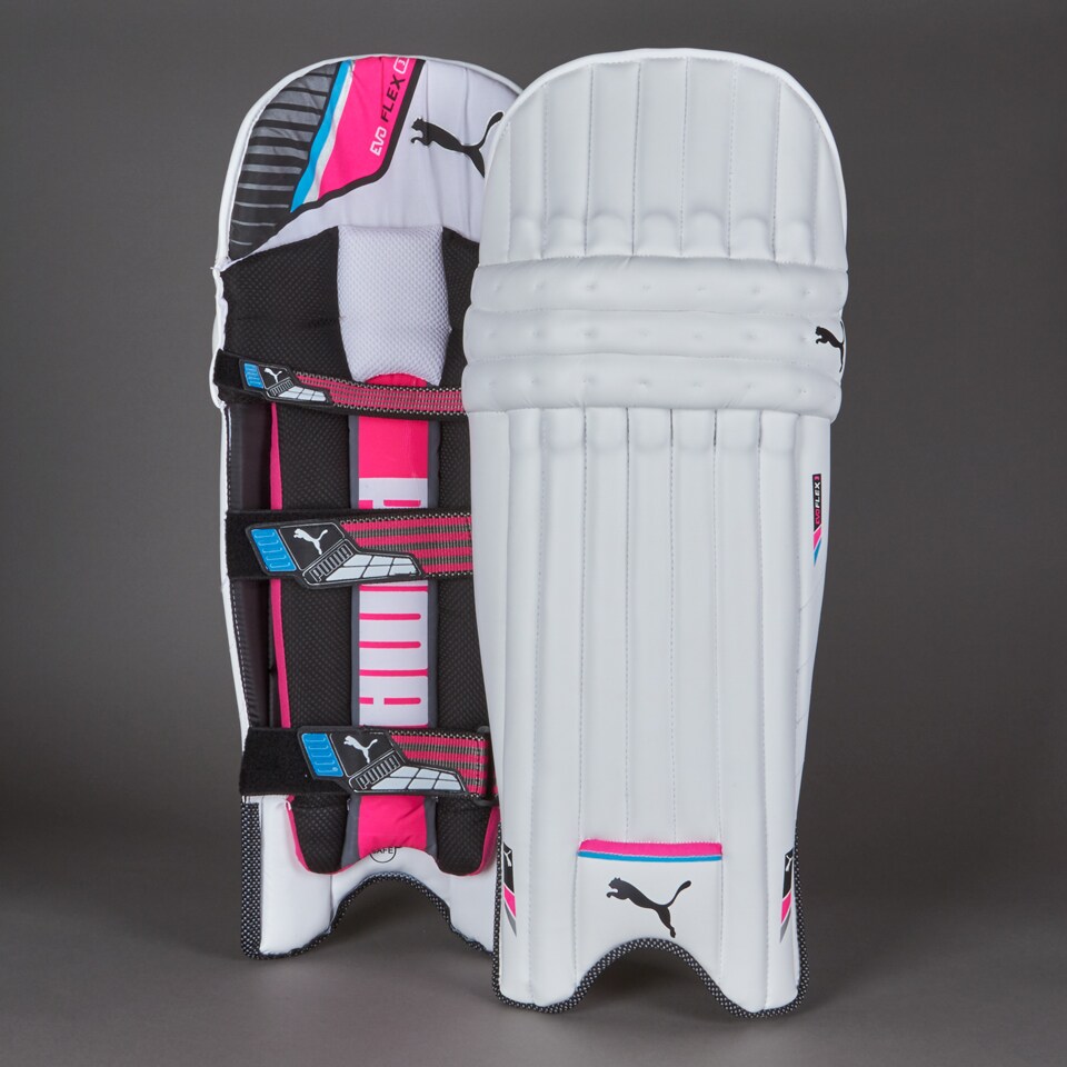 Puma evoFlex 3 TW Jnr Batting Pads - Junior Batting Equipment - White ...