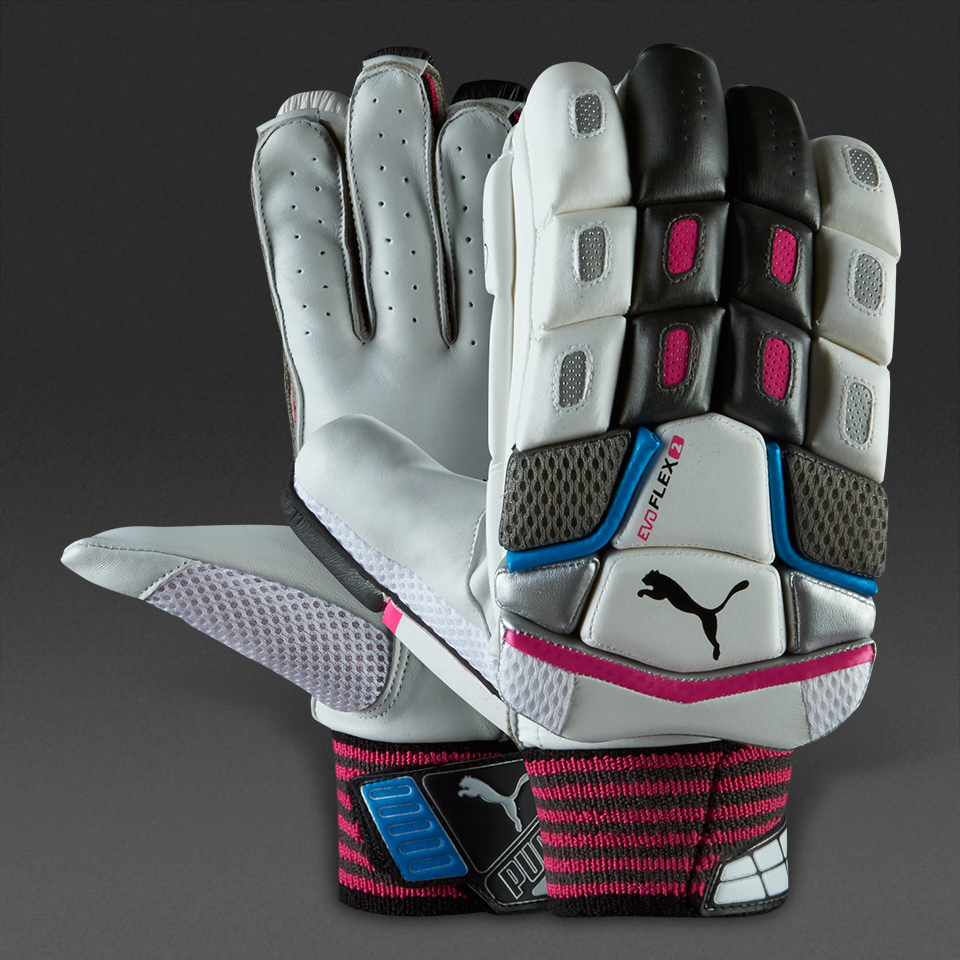 Puma evoFlex 2 Left Hand Jnr Batting Gloves - Junior Batting Equipment ...