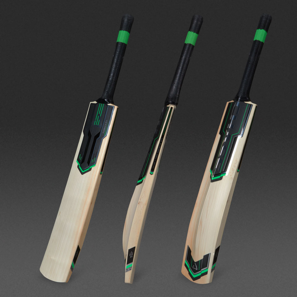 Chase R11 Finback Cricket Bat - Black - Green | Pro:Direct Cricket