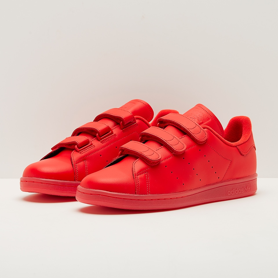 Mens Shoes - adidas Originals Stan Smith - Red - S80043 | Pro:Direct Soccer