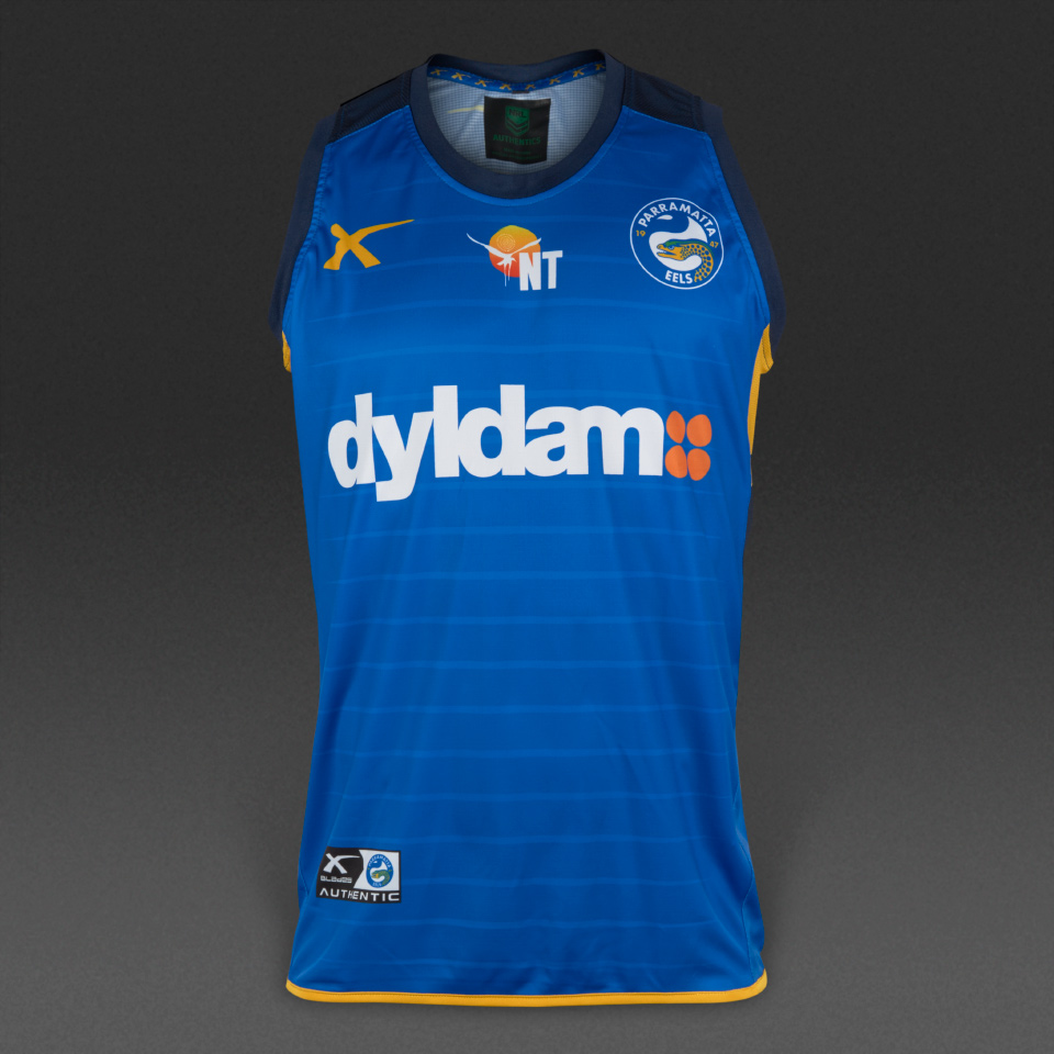 X Blades Parramatta Eels 2016 Training Singlet - Mens Replica - Royal ...
