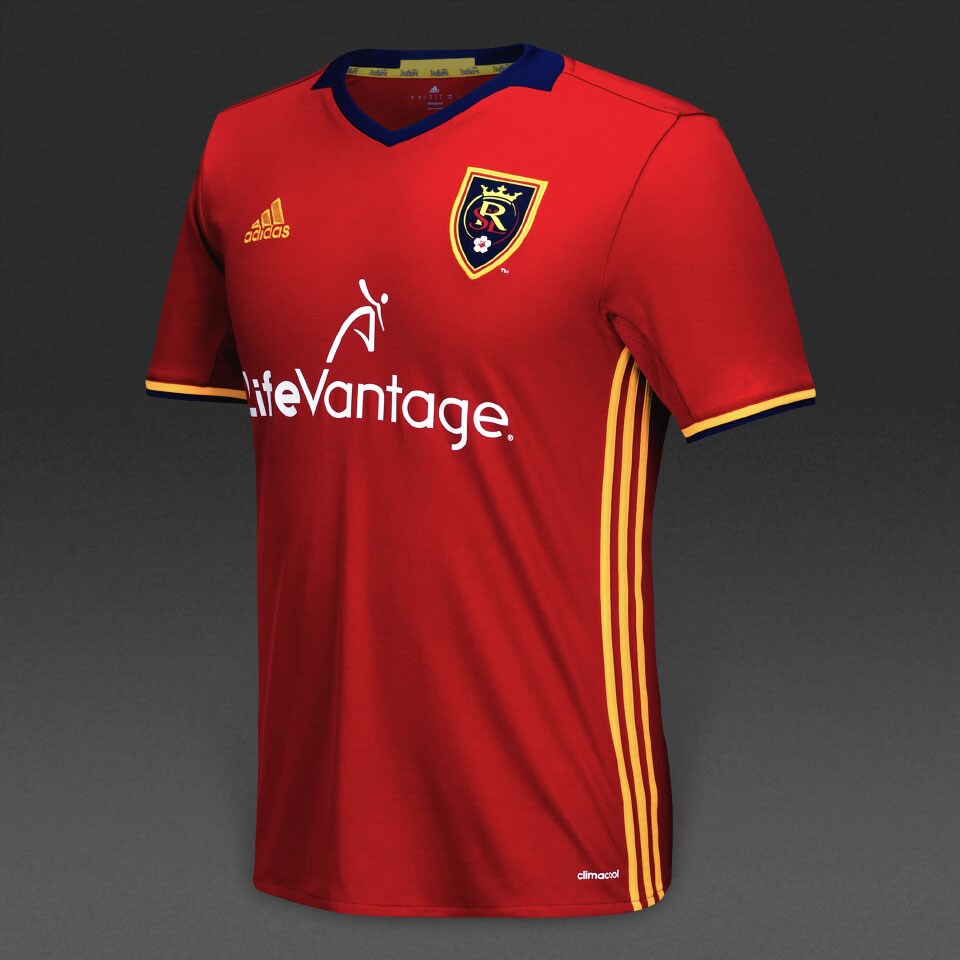 Adidas Real Salt Lake 15/16 Home Replica Jersey - Mens Replica - Shirts ...
