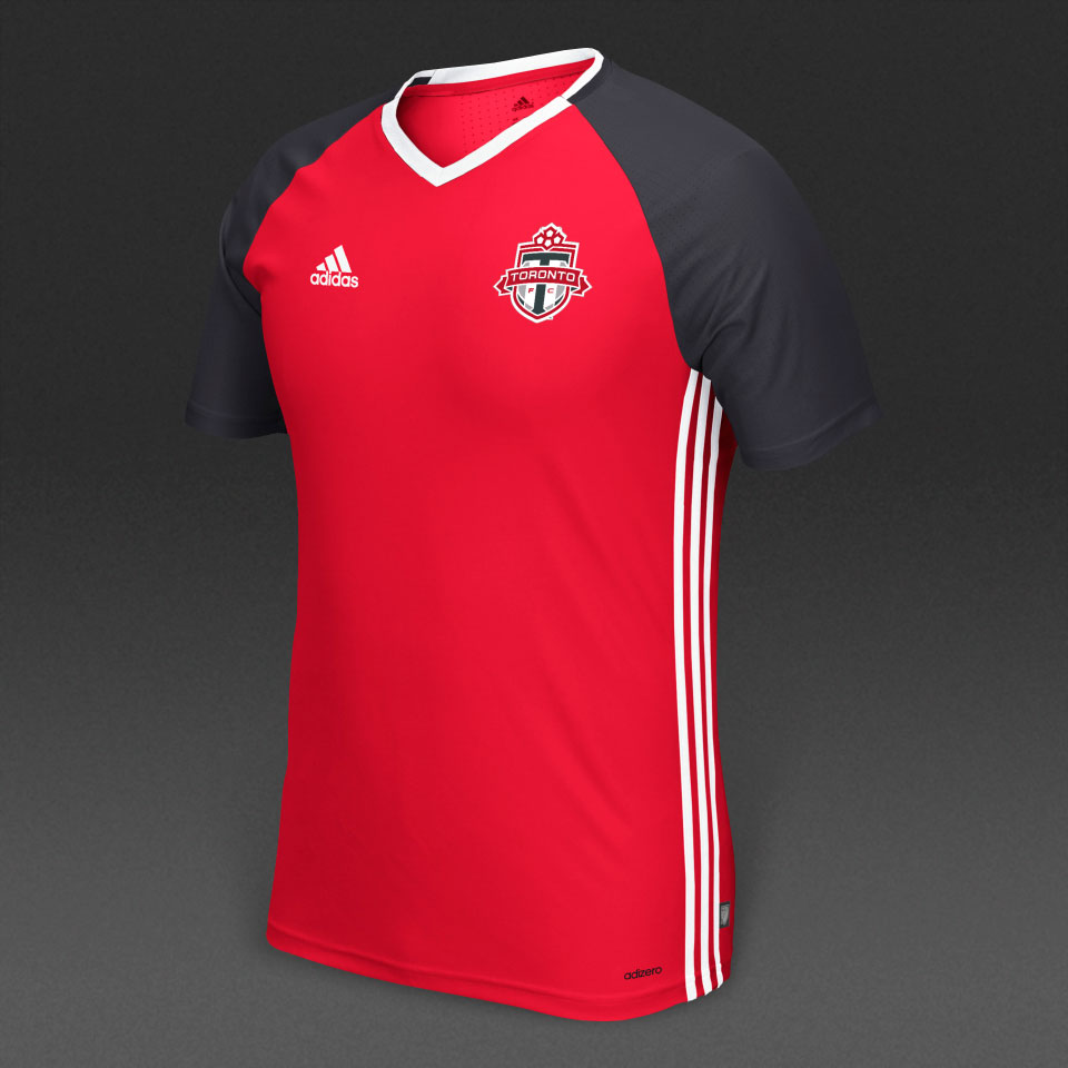 adidas Toronto FC SS Training Top - Mens Replica - Training Tops - Red