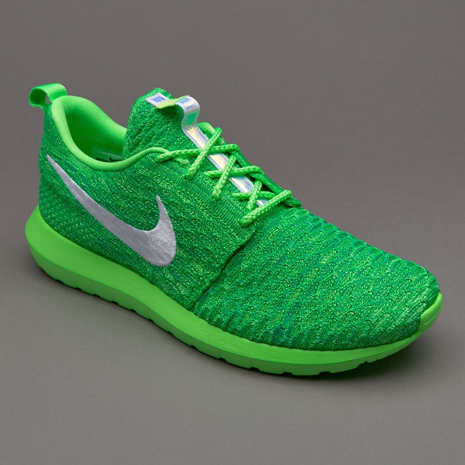 Mens Shoes - Nike Sportswear Roshe NM Flyknit - Voltage Green - 677243 ...