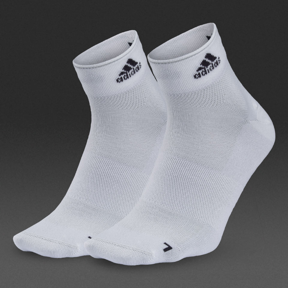 adidas Light Ankle Socks T 2 Pack - White - Womens Clothing - S96256 ...