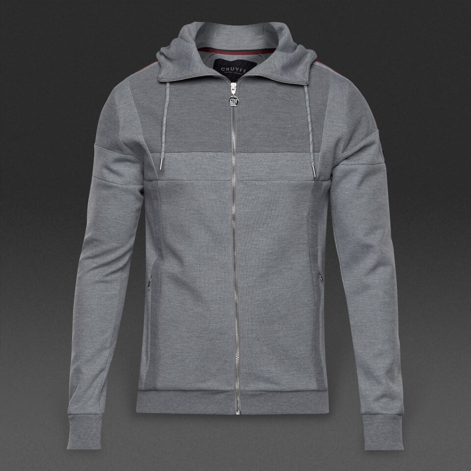Mens Clothing - Cruyff Sergi FZ Hood - Mid Grey Marl - CYFSS1746-GRY ...
