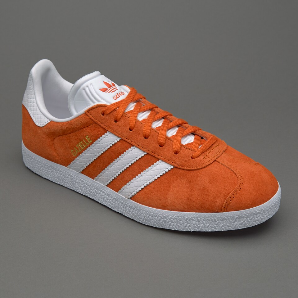 Womens Shoes - adidas Originals Gazelle - Tactile Orange S17/Ftwr White ...