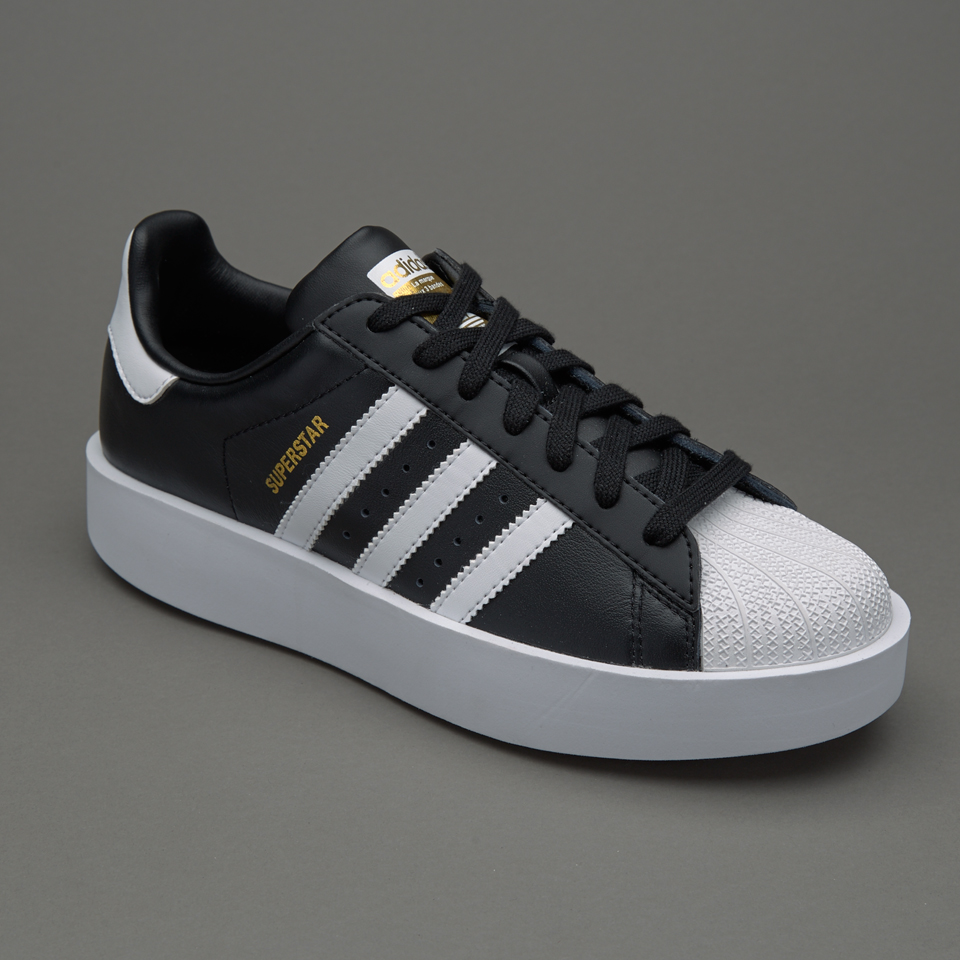 Womens Shoes - adidas Originals Superstar Bold - Core Black/Ftwr White ...