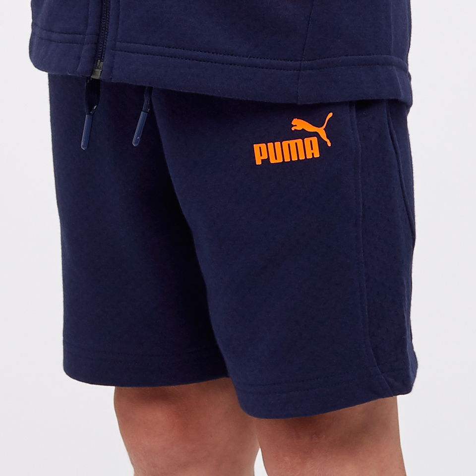 Boys Clothing - Puma Sweat Shorts - Blue - 591058-06 | Pro:Direct Soccer
