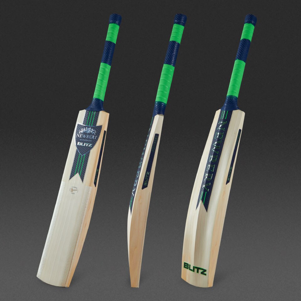 Newbery Blitz SPS Junior Cricket Bat - Cricket Bats - Blue/Green | Pro ...