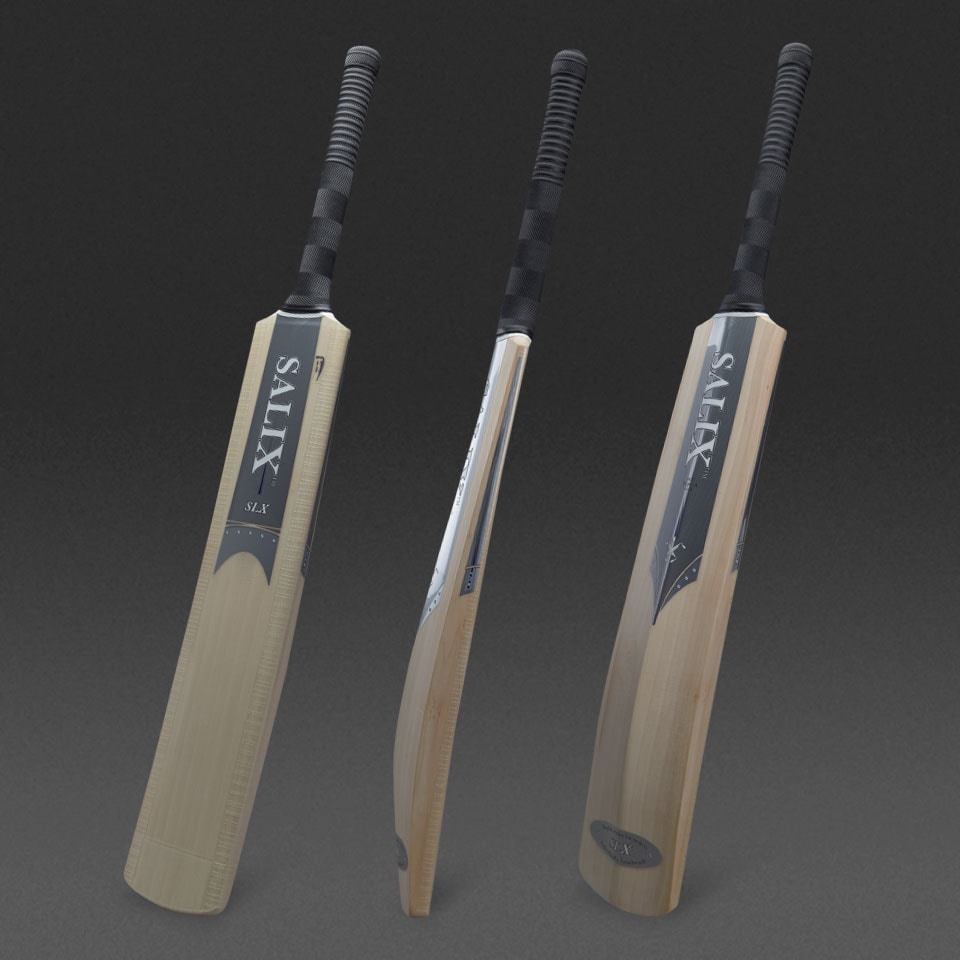 Salix S L X Graded Cricket Bat - Cricket Bats - Silver/White